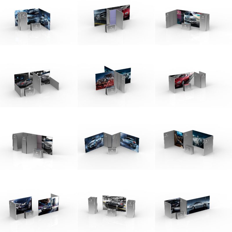 Clever Frame Stands | 24 Frame Set | Innov8 Displays