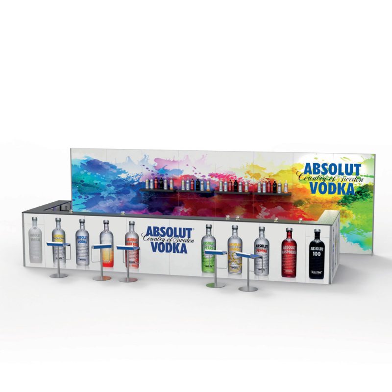 Clever Frame Modular Bars and Counters | Innov8 Displays