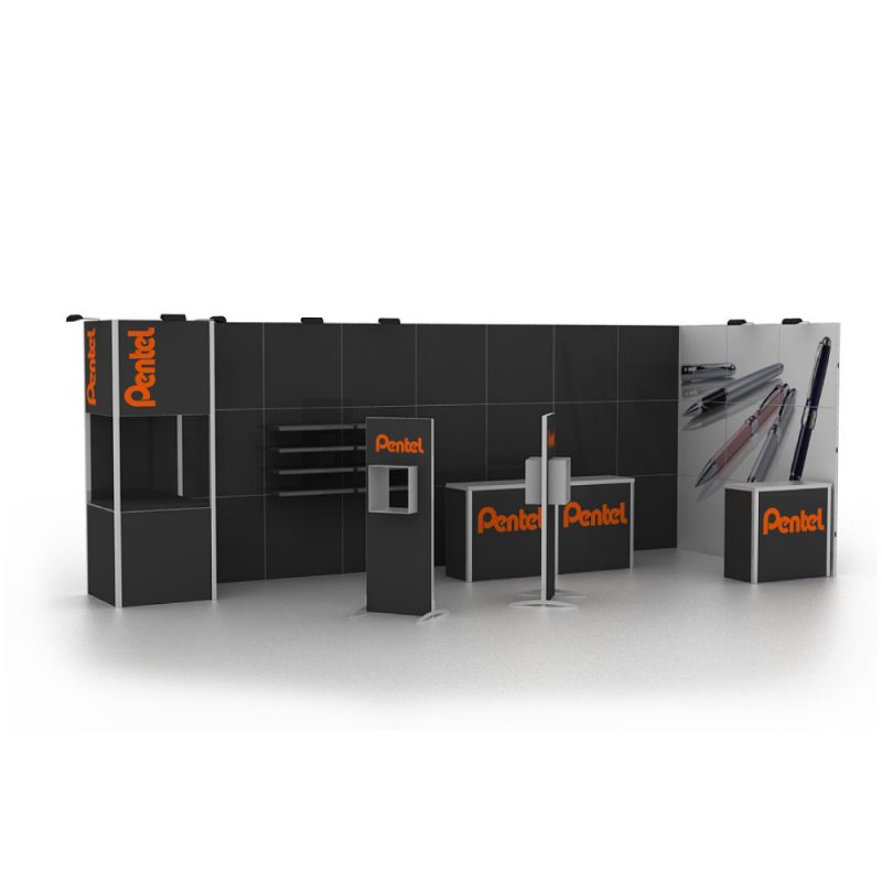 Clever Frame Modular Self Build Exhibition Kit 16 | Innov8 Displays