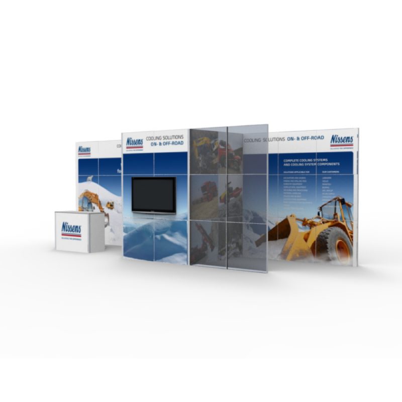 Clever Frame Modular Self Build Exhibition Kit 14 | Innov8 Displays