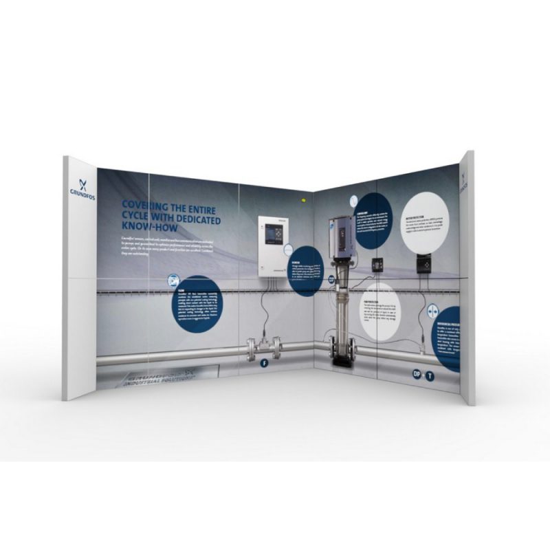 Clever Frame Modular Self Build Exhibition Kit 20 | Innov8 Displays